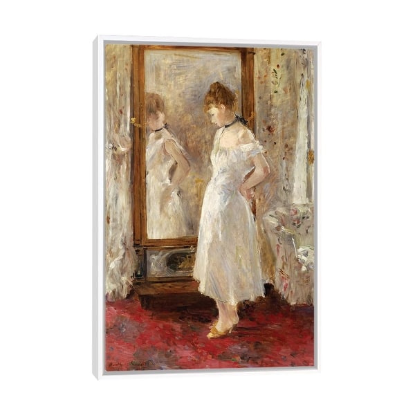 iCanvas "The Psyche Mirror, 1876" by Berthe Morisot Framed Canvas Print ...