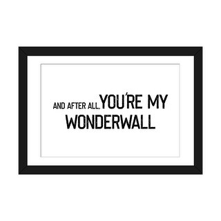 iCanvas "Wonderwall Rustic Font" by Mambo Art Studio - Bed Bath ...