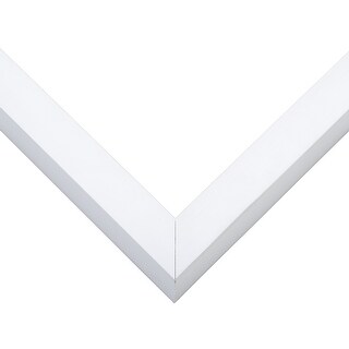 6x18 Shadow Box Frame White | 2 inches Deep Real Wood Contemporary ...