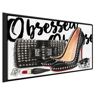 "Obsessed" by Jodi Print on Floating Canvas - Bed Bath & Beyond - 36383444