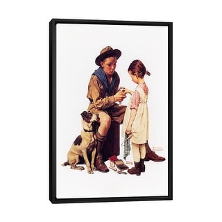 iCanvas "Young Doctor" by Norman Rockwell Framed Canvas Print - Bed ...