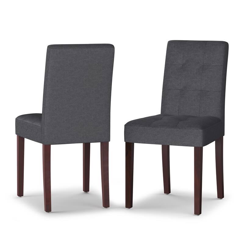 WYNDENHALL Jefferson Contemporary 7 Pc Dining Set with 6 Upholstered ...
