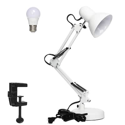 Led Desk Lamp with Clamp - Swing Arm Desk Lamp with 1 LED Cold Light ...