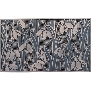 A1HC Rubber Pin Mat, Beautifully Copper Hand Finished Doormat, 18"X30 ...