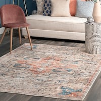Brooklyn Rug Co Vintage Medallion Thea Area Rug - Bed Bath & Beyond ...