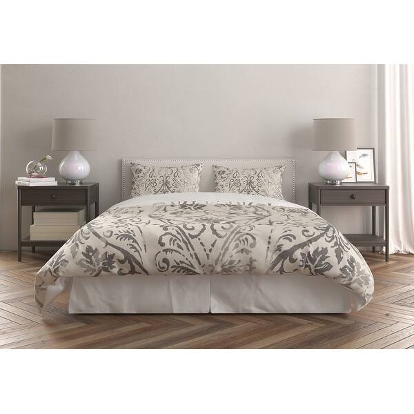 ivory damask bedding