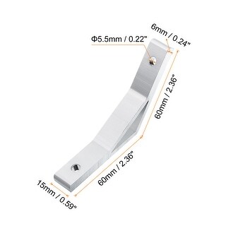 2Pcs 90 Degree Angle Aluminum Profile Corner Brackets 2020 Series ...