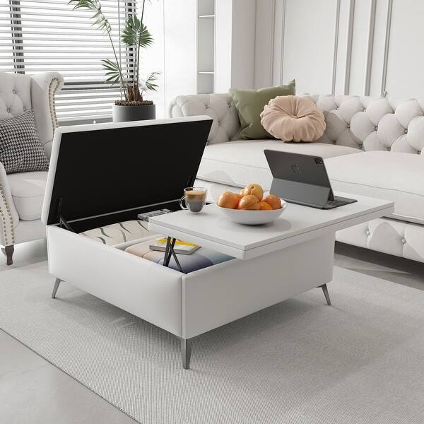 square coffee table ottoman