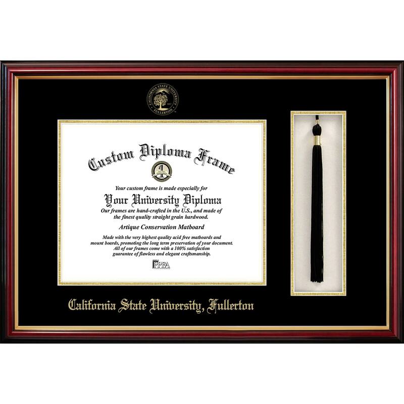 California State University, Fullerton 11w x 8.5h Tassel Box and ...