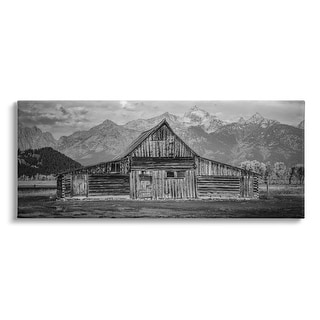 Stupell Rural Mountain Cabin Canvas Wall Art Design by Daniel Sproul ...