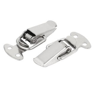 35x18x8mm 201 Stainless Steel Spring Loaded Toggle Latches Hasp 2pcs ...