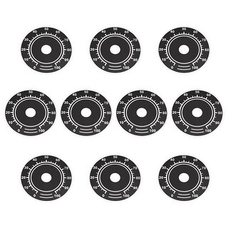Rheostat Variac Potentiometer Control 0-100 Dial Face Plate 10pcs ...