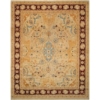 Noori Rug Pak-Persian Ujaala Lt. Gold/Burgundy Rug - 12'1" x 15'3 ...