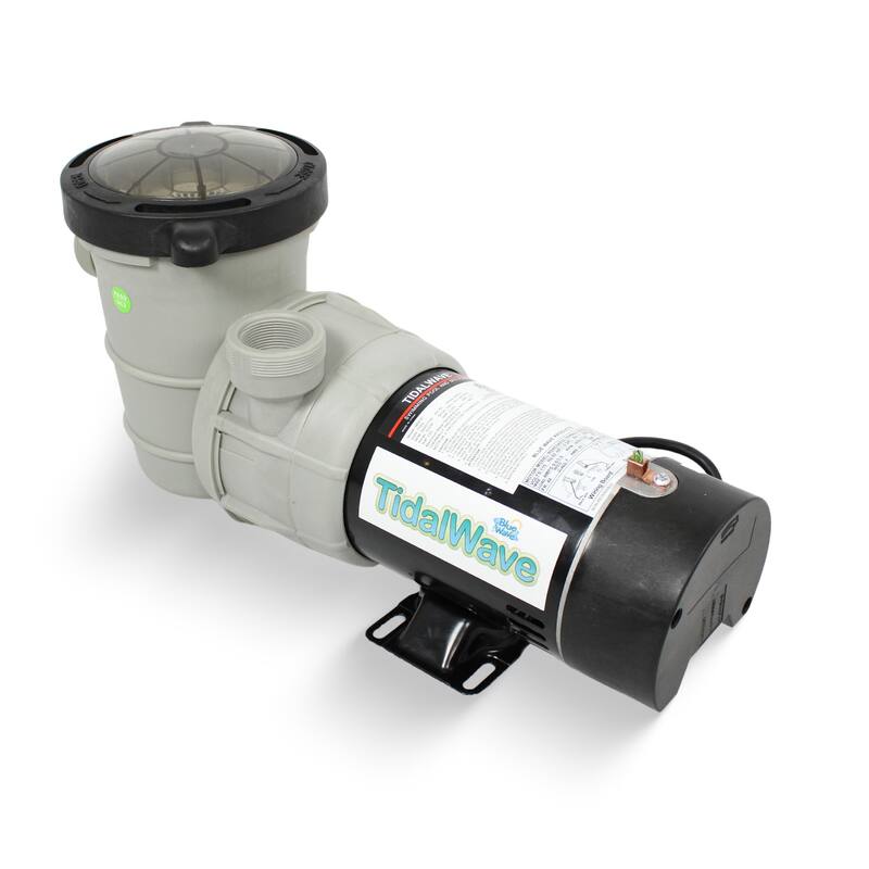 Blue Wave Tidal Wave Maxi II 1.0HP Above Ground Dual Speed Pool Pump ...