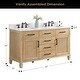 Altair Solana Bath Vanity with Calacatta White Quartz Stone Countertop ...
