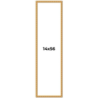 14x56 Frame Gold Real Wood Picture Frame Width 1 inches | Interior ...