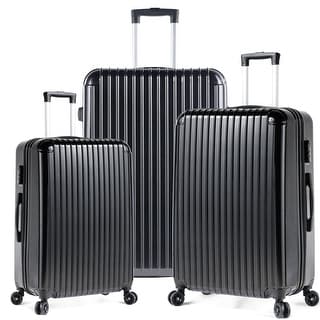 Hard Case Luggage Sets Clearance Expandable 3 Piece Set ABS+PC Material ...