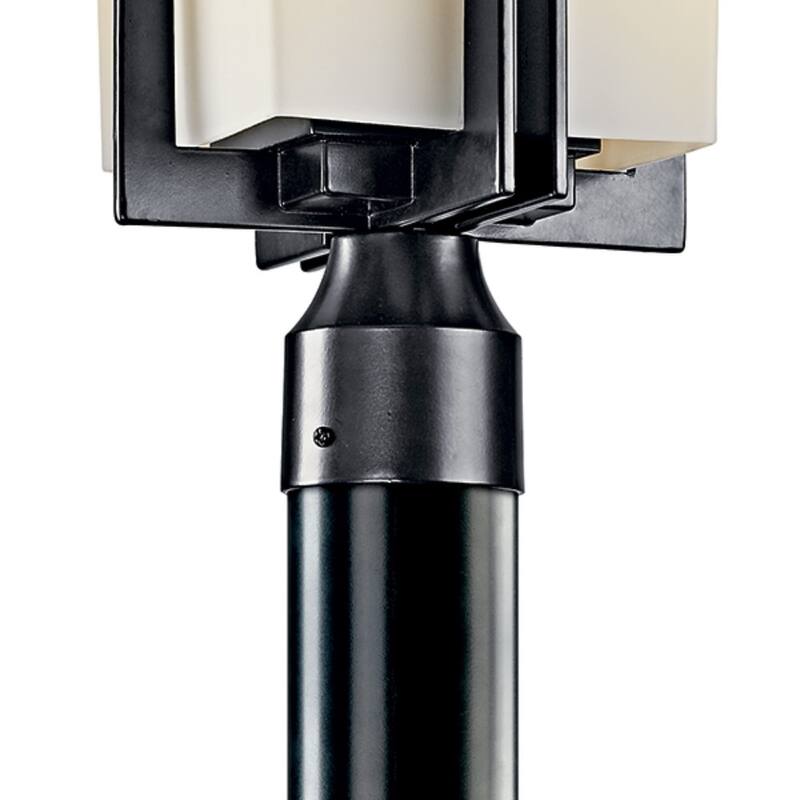 Kichler Lighting Tremillo Collection 1-light Black Outdoor Post Lantern ...