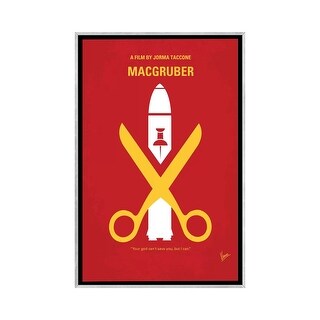 iCanvas "MacGruber Minimal Movie Poster" by Chungkong Framed - Bed Bath ...