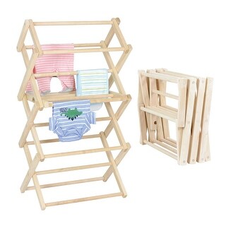Solid Maple Hard Wood Laundry Rack - Bed Bath & Beyond - 41415783