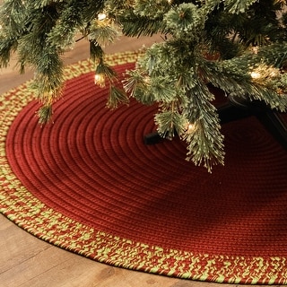 Holiday-Vibes Under Tree Reversible Round Rug - Bed Bath & Beyond ...