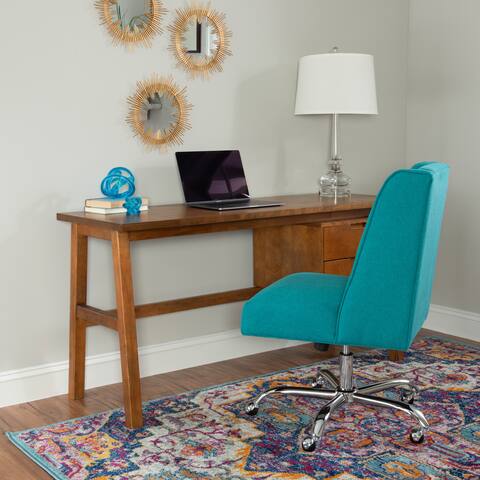 Talo Side Storage Desk - Overstock - 32006877