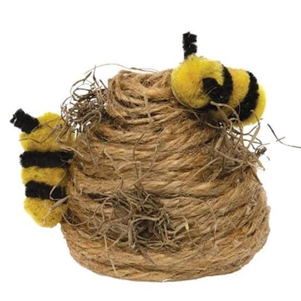 Jute Beehive With Bees & Moss - Bed Bath & Beyond - 32388582