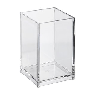 Acrylic Pen Holder Pencil Holder Organizer Cup Makeup Brush Holder ...