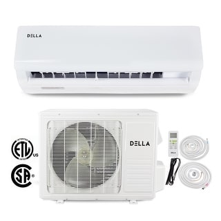 DELLA 9,000 BTU 15.5 SEER Ductless Mini Split Heat Pump AHRI ...