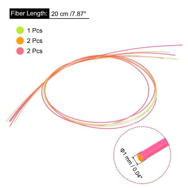 Fiber Optic Rods PMMA 0.5mmx20cm Red, Green, 1 Set Pack of 5 ...