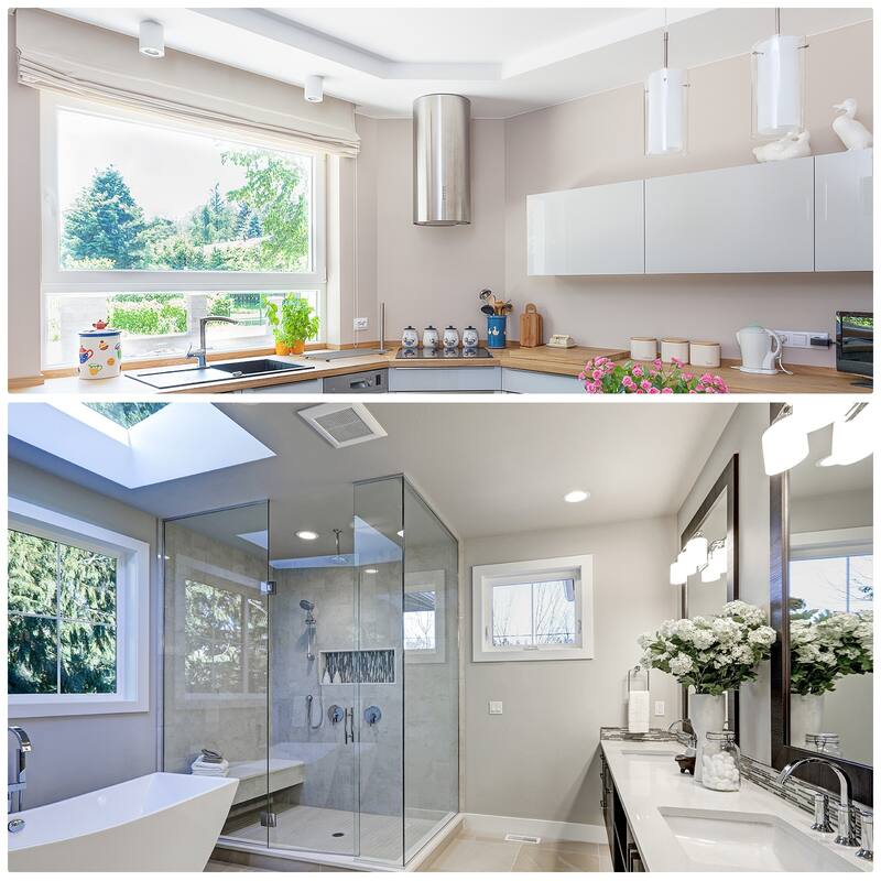 5" Round Air Vent Adjustable Ceiling Diffuser Grill Louver Soffit Vent ...