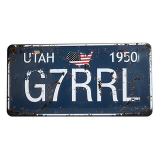 America Vintage Car Plate Wall Hanging Decoration M8 - Bed Bath ...