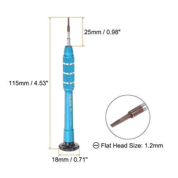 Precision Screwdriver 1.2mm Slotted Magnetic Head Swivel Lid Screw ...