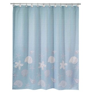 Avanti Sequin Shells Shower Curtain - Bed Bath & Beyond - 41460858