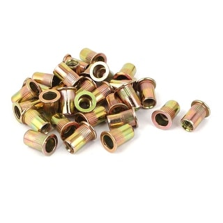 5/16"-18 Flat Head Rivet Nut Insert Nutsert Bronze Tone 30pcs - Bronze ...