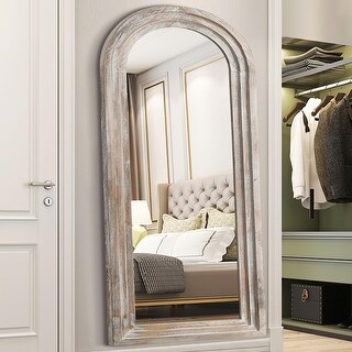 Wooden Frame Ladder-Style Wall Mirror - 64*21 - On Sale - Bed Bath ...