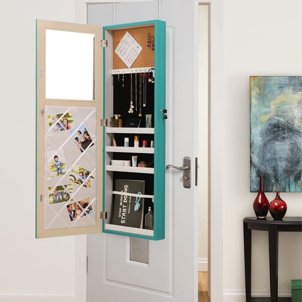 makeup holder with mirror