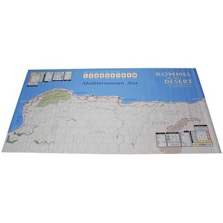 Rommel in the Desert 34"x68" Deluxe Neoprene Map - Bed Bath & Beyond ...