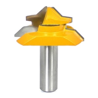 Microjig 3/4-Inch Fitfinder Lock Miter Bit w/ 1/2" shank Center Index ...