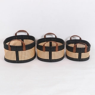 Coastal Storage Basket for Shelves Set of 3 - 3 Sizes - Bed Bath ...