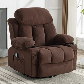360 Degree Swing and Rotation Recliner Massage Heated Sofa - Bed Bath ...