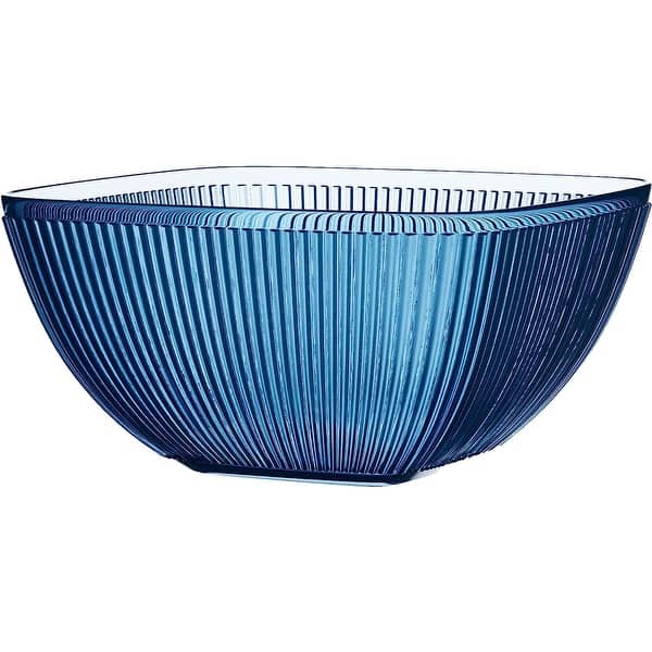 Serving Bowl, Ribbed Blue - Bed Bath & Beyond - 38320069