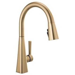 Delta Lenta Single-Handle Pull-Down Kitchen Faucet with ShieldSpray ...
