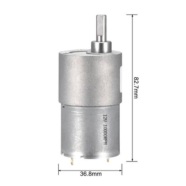 Mini 24V DC 12RPM Gear Box Electric Motor,14kg.cm Loading Torque - 24V ...