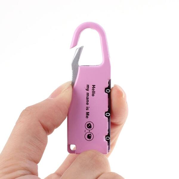 Luggage Bag Metal Mini Pulley Design Resettable Combination Coded Lock ...