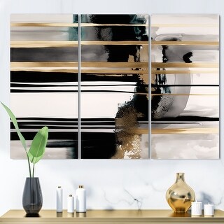 Designart "Abstract Transitional Shapes IV" Modern Shapes Transitional ...