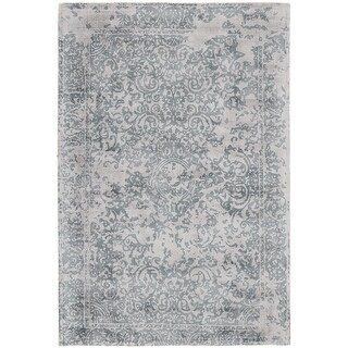 HomeRoots 8' X 11' Blue And Gray Abstract Hand Woven Area Rug - 132 ...