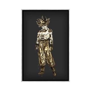 iCanvas "Goku Gold" by Gab Fernando Framed - Bed Bath & Beyond - 37729498