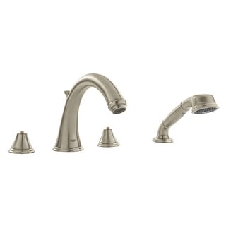 Grohe 25 506 1 Geneva Deck Mounted Roman Tub Filler Less Handles with ...
