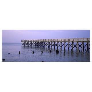Pier in a river, Port Mahon Fishing Pier, Port Mahon, Delaware River ...